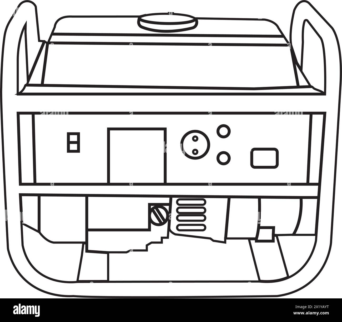 Electric Generator icon,vector illustration design Stock Vector Image ...