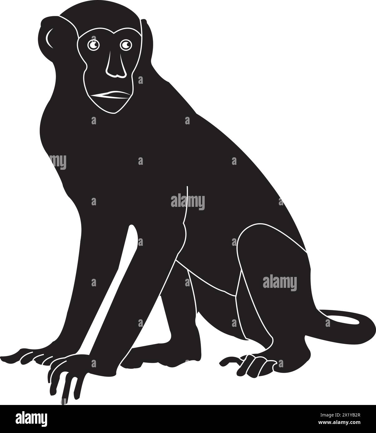 Monkey icon vector illustration symbol design Stock Vector Image & Art ...