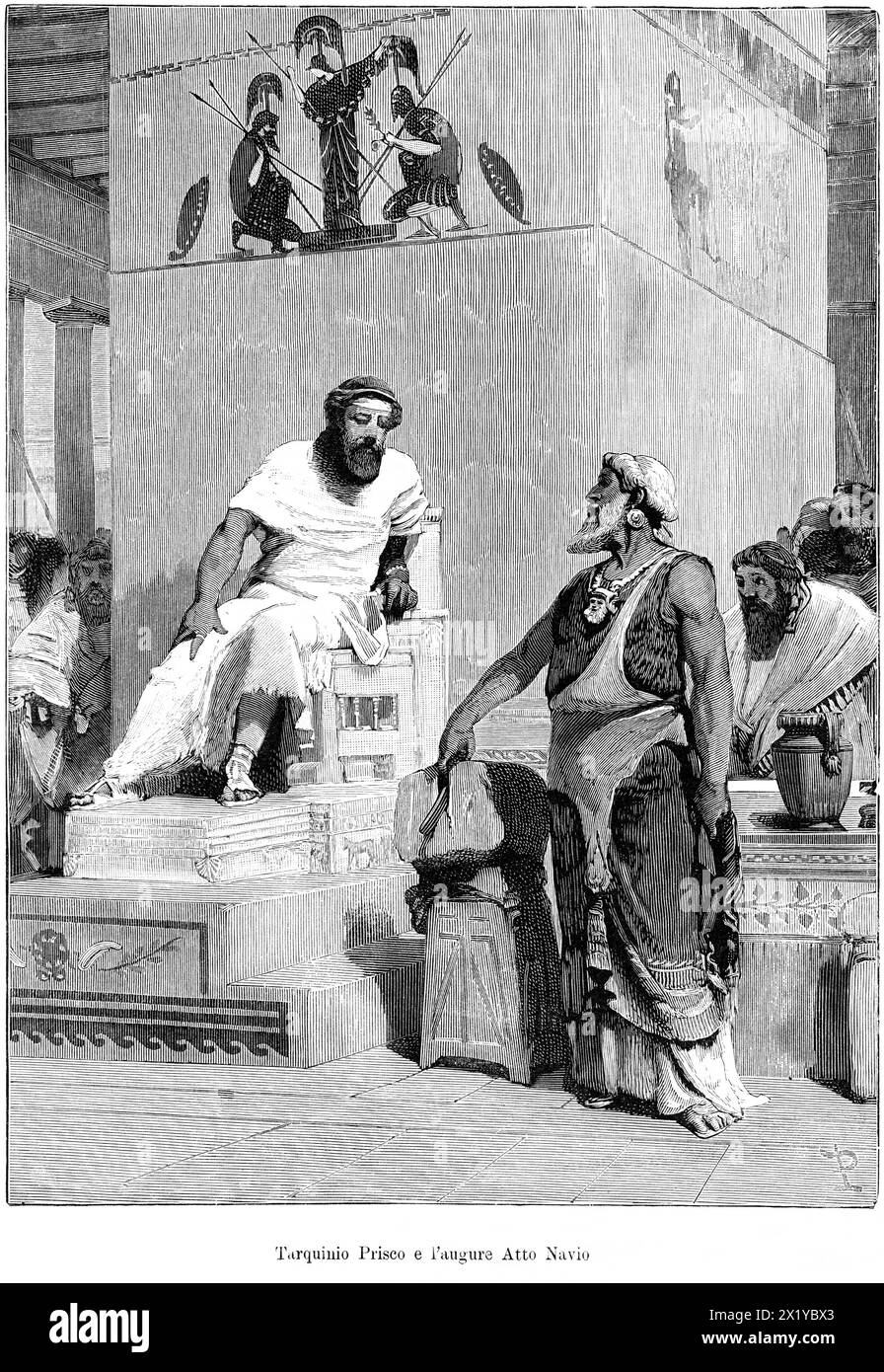 Ancient Rome, Roman Empire - Tarquinius Priscus and Attus Navius ...