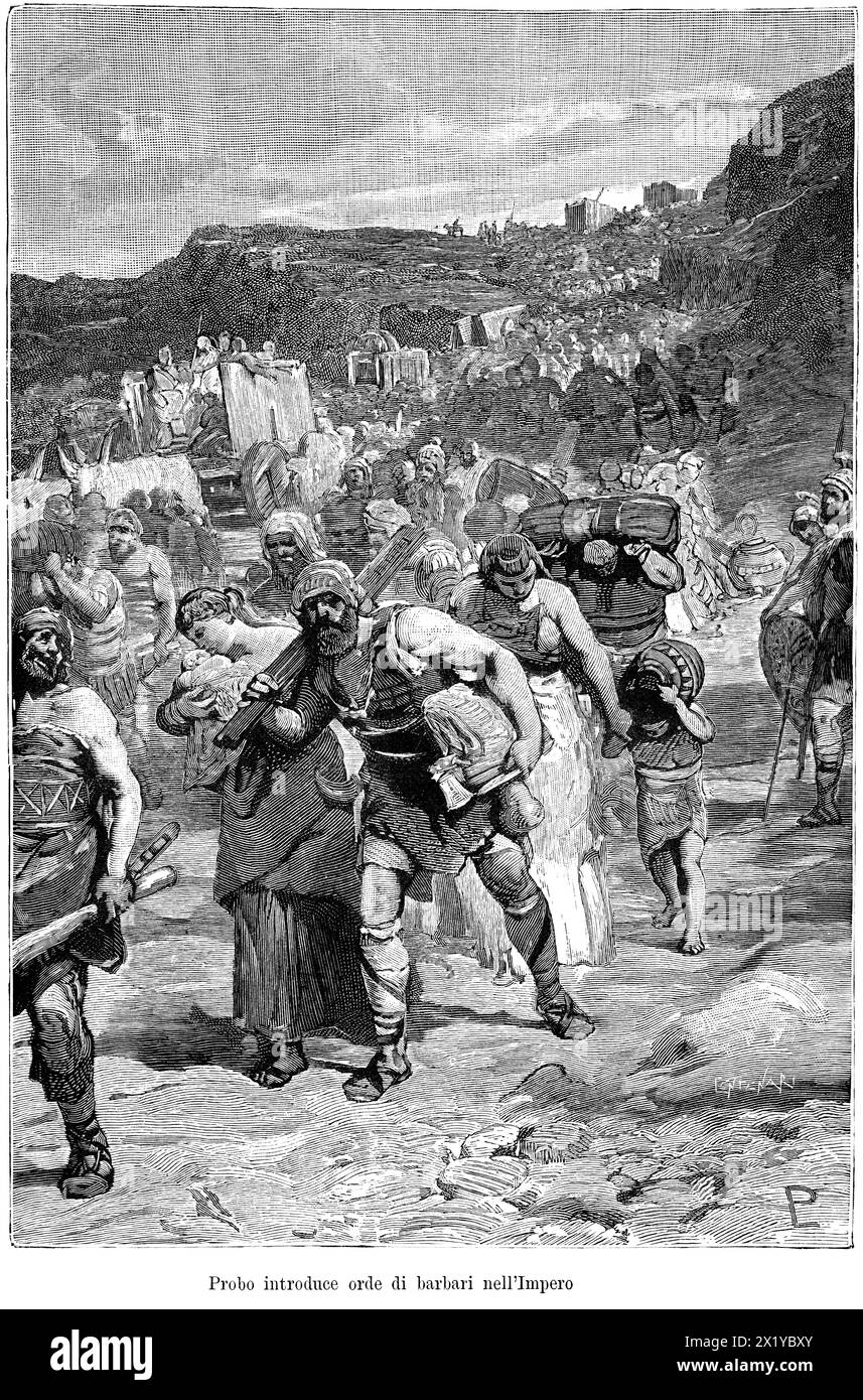 Ancient Rome, Roman Empire - Probus introduces hordes of barbarians ...