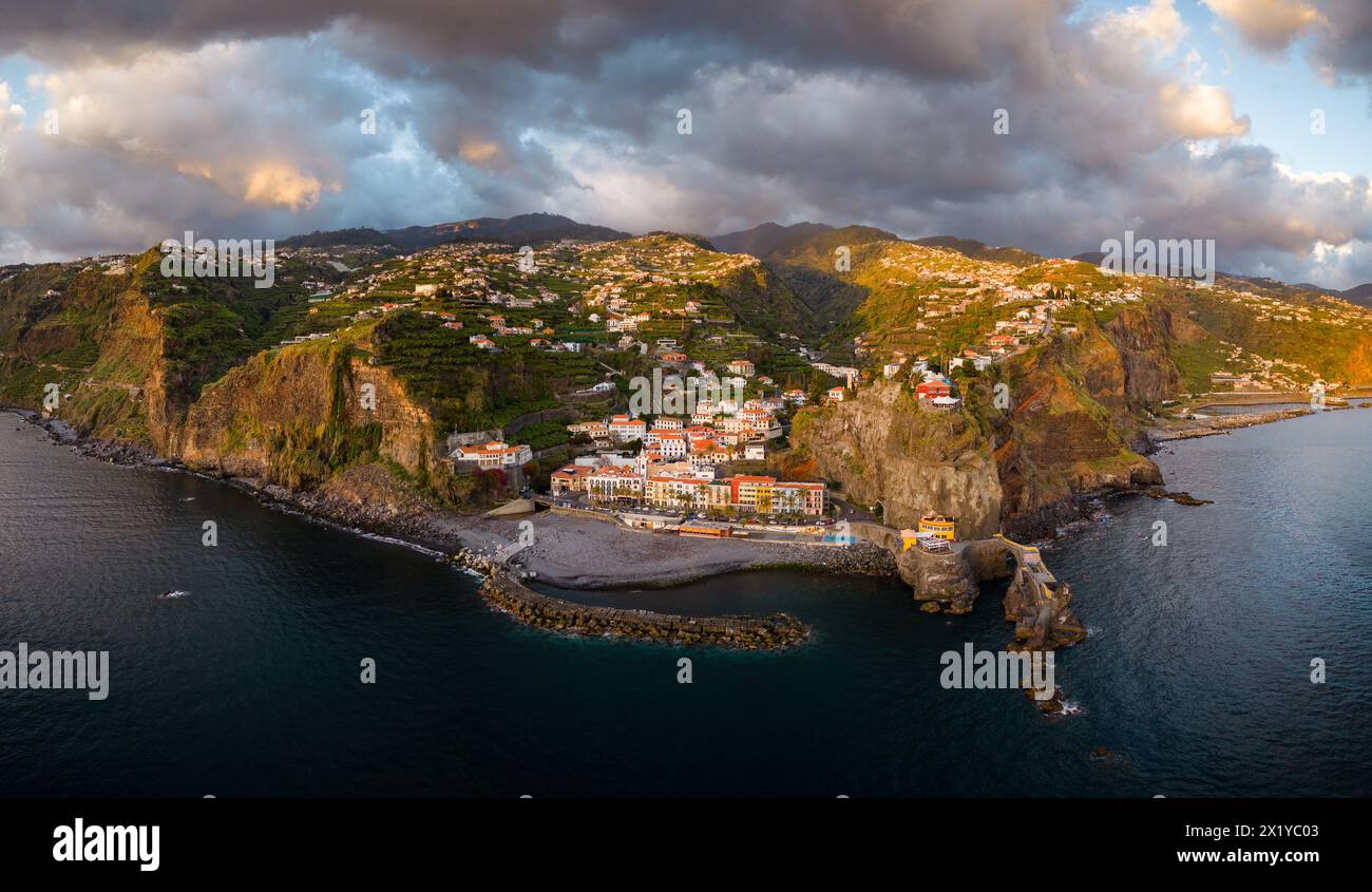 Aerial panorama, Madeira, Portugal Stock Photo - Alamy