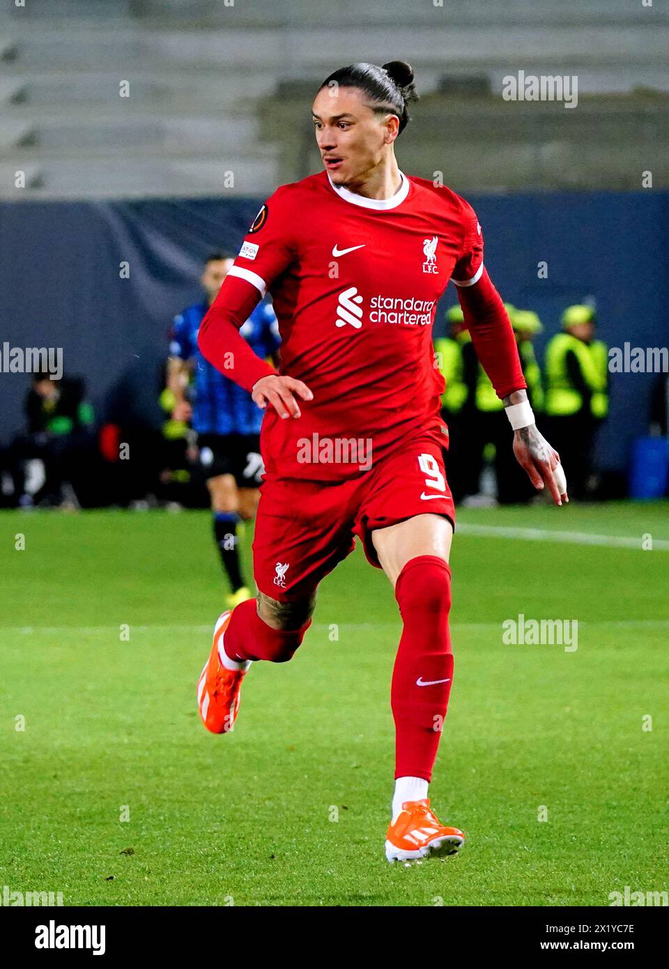Liverpool's Darwin Nunez during the UEFA Europa League, quarter-final ...