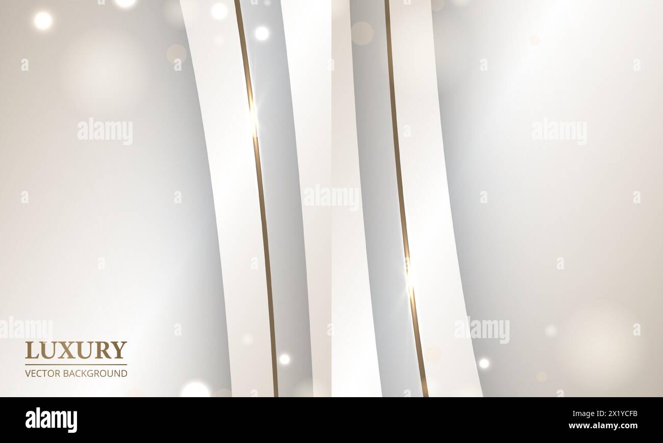 Luxury abstract 3D background with 3D geometric shapes and sparkles ...