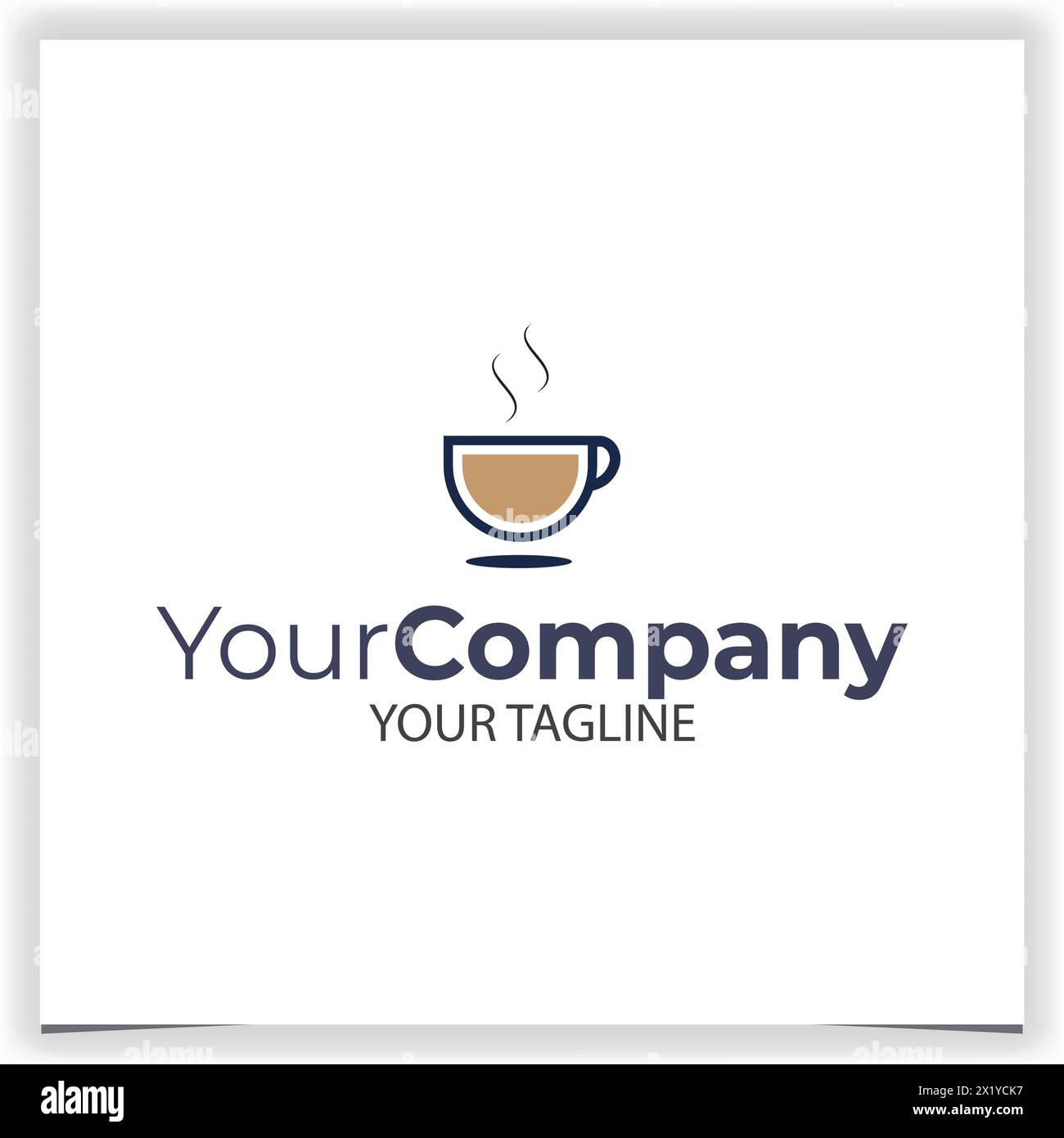 Vector coffee shop logo design template Stock Vector Image & Art - Alamy