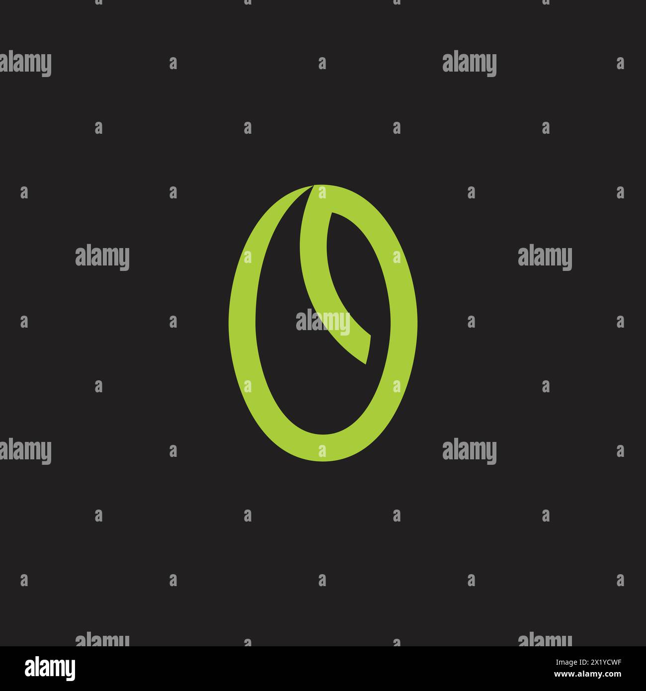simple seed green bean symbol logo vector Stock Vector Image & Art - Alamy