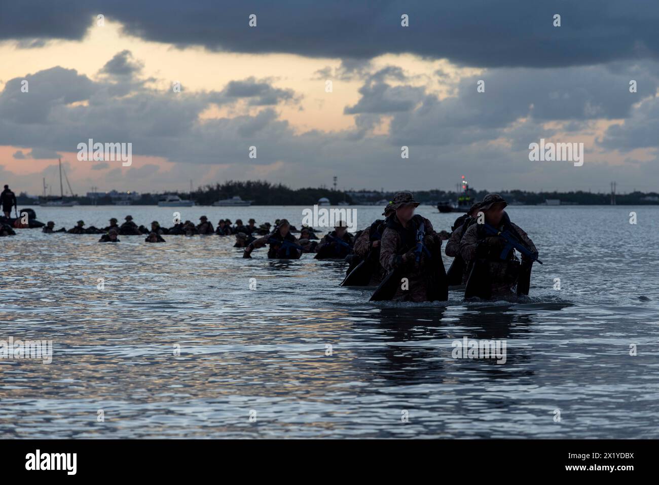 Students in the Individual Training Course, Marine Forces Special ...