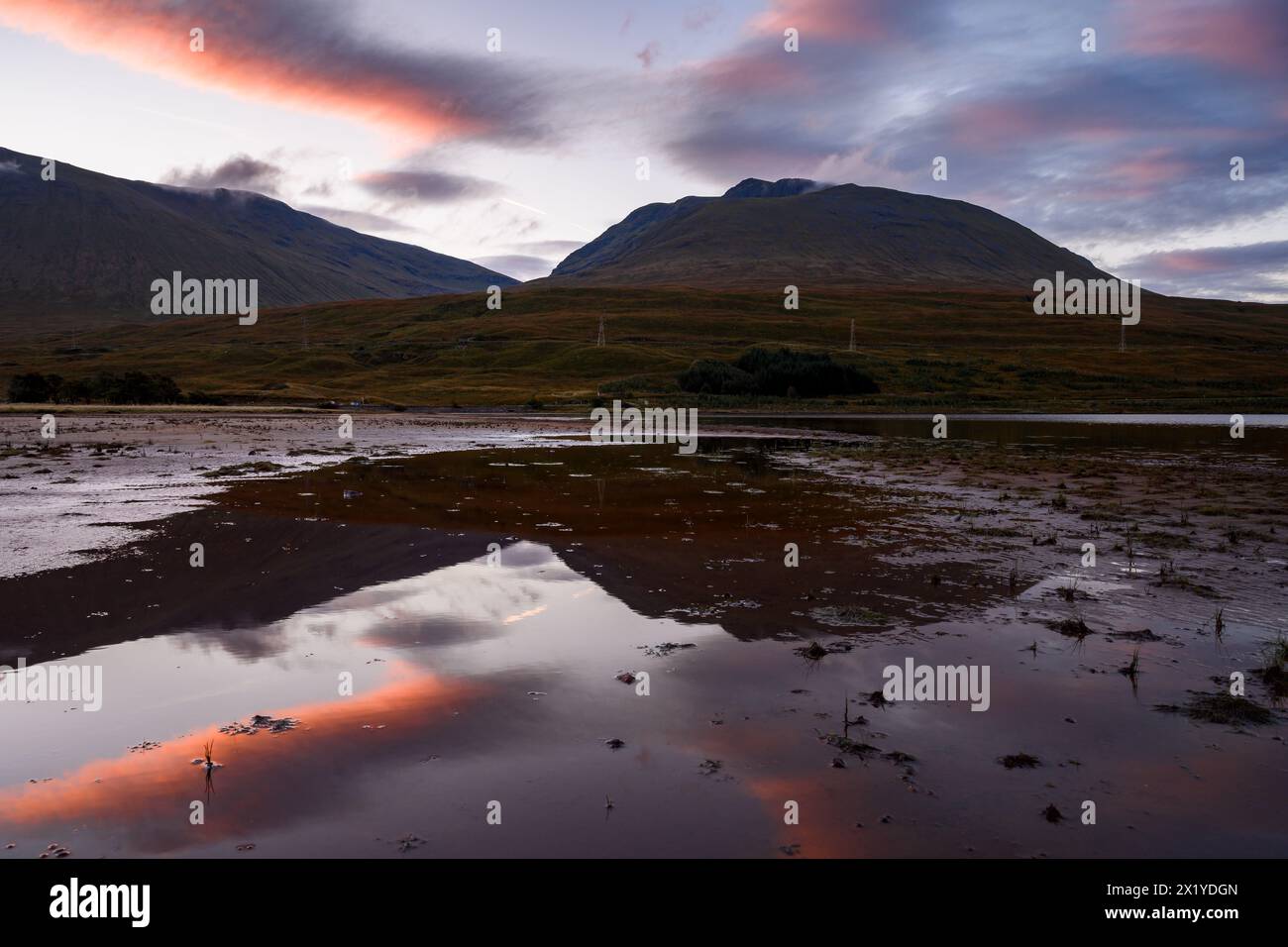 Scotland sunrise mountain hi-res stock photography and images - Alamy