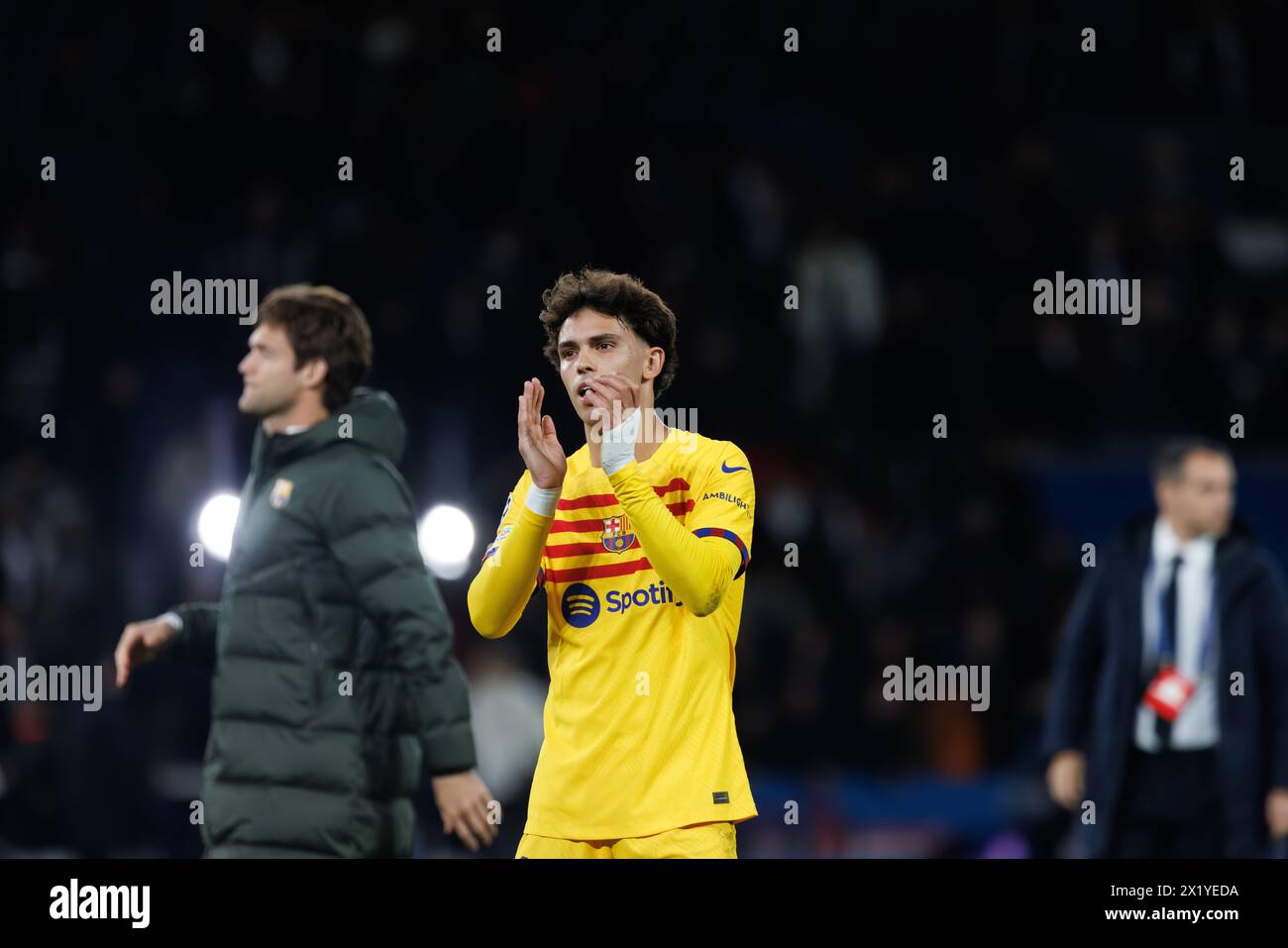 Joao Felix during UEFA Champions League quarterfinal between Paris ...