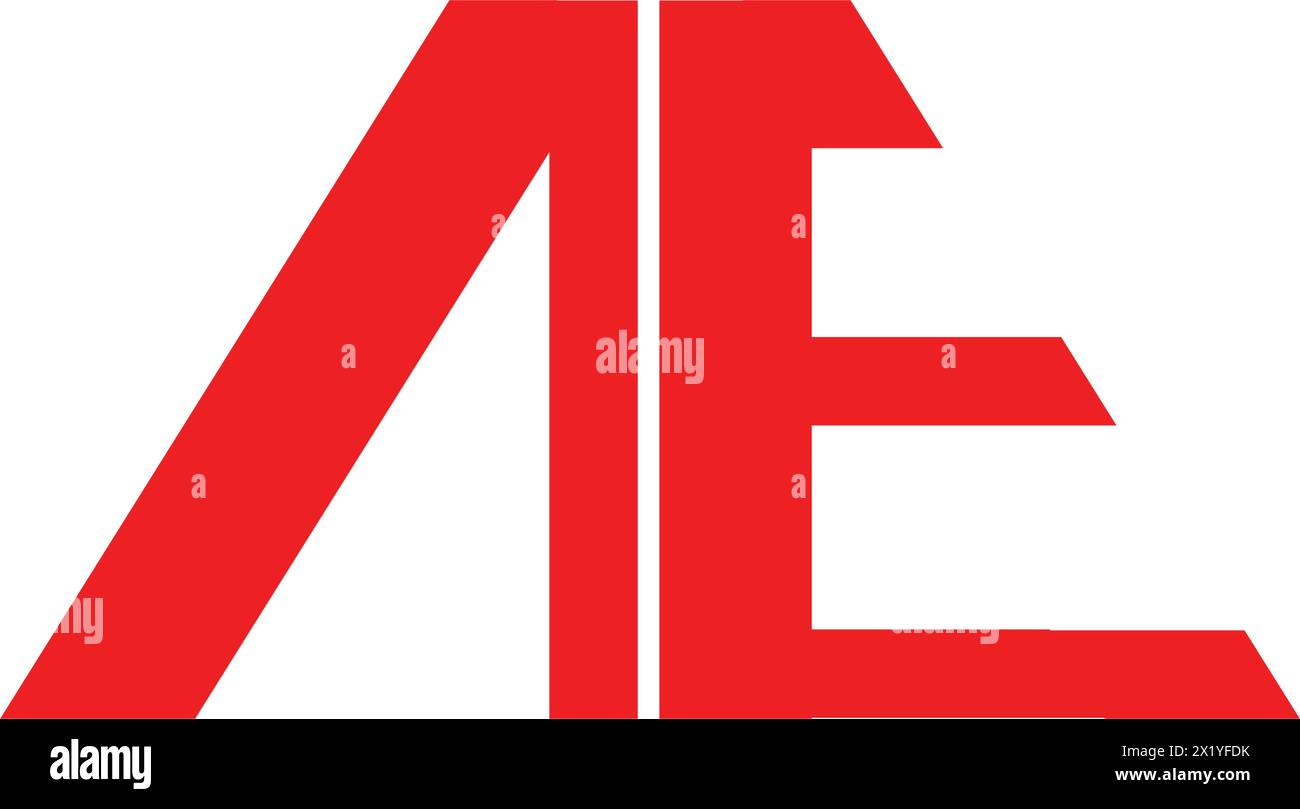 AE letter logo vector illustration design Stock Vector Image & Art - Alamy