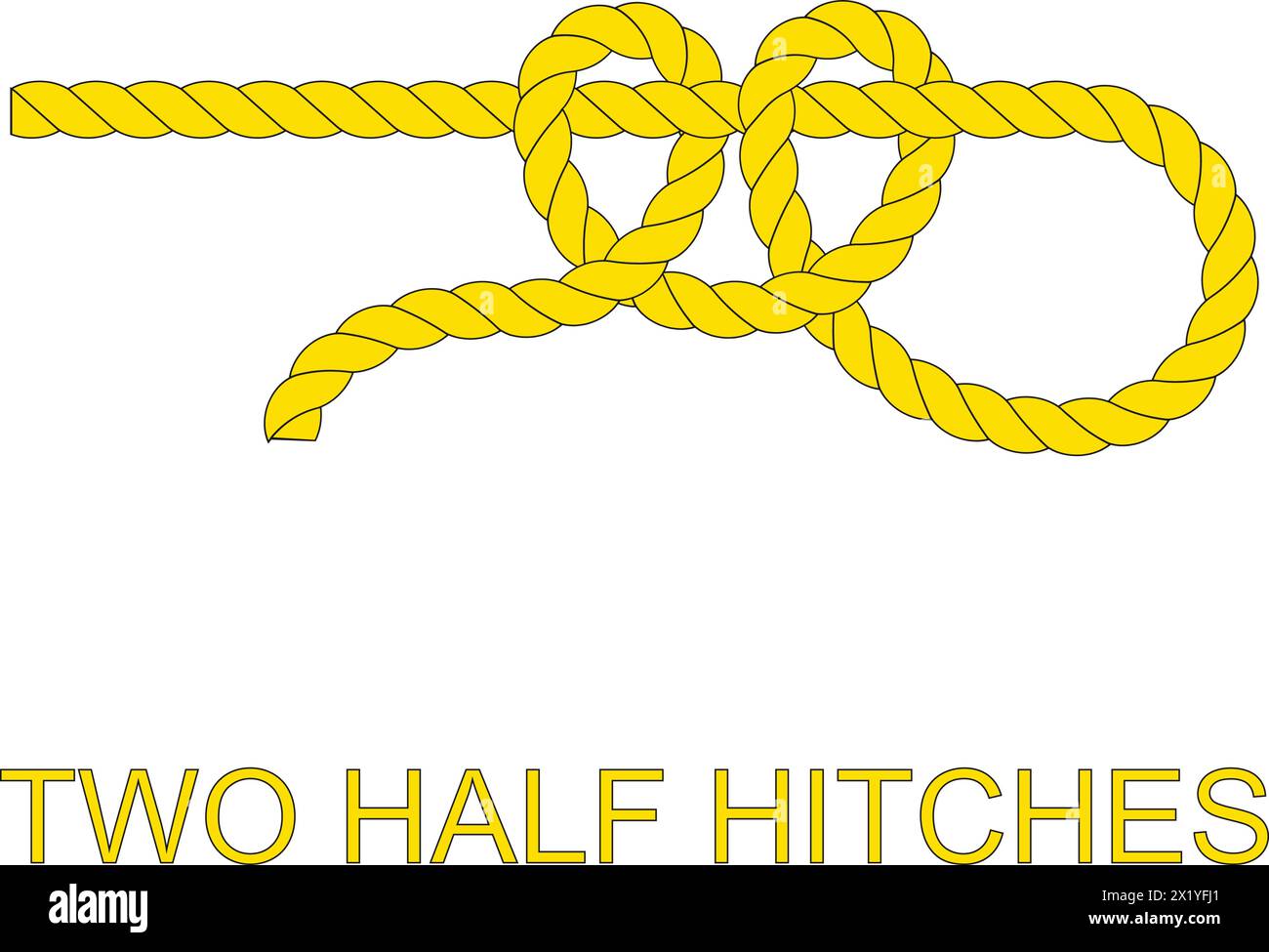 knotted rope icon with rope vector illustration design Stock Vector ...