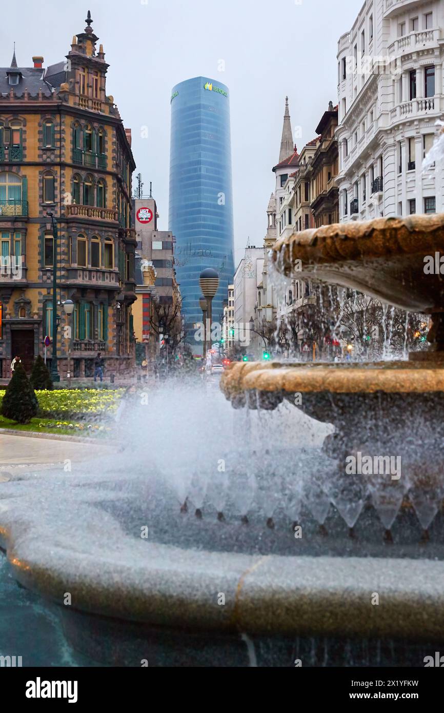 Moyua Square, Bilbao, Bizkaia, Basque Country, Spain Stock Photo - Alamy