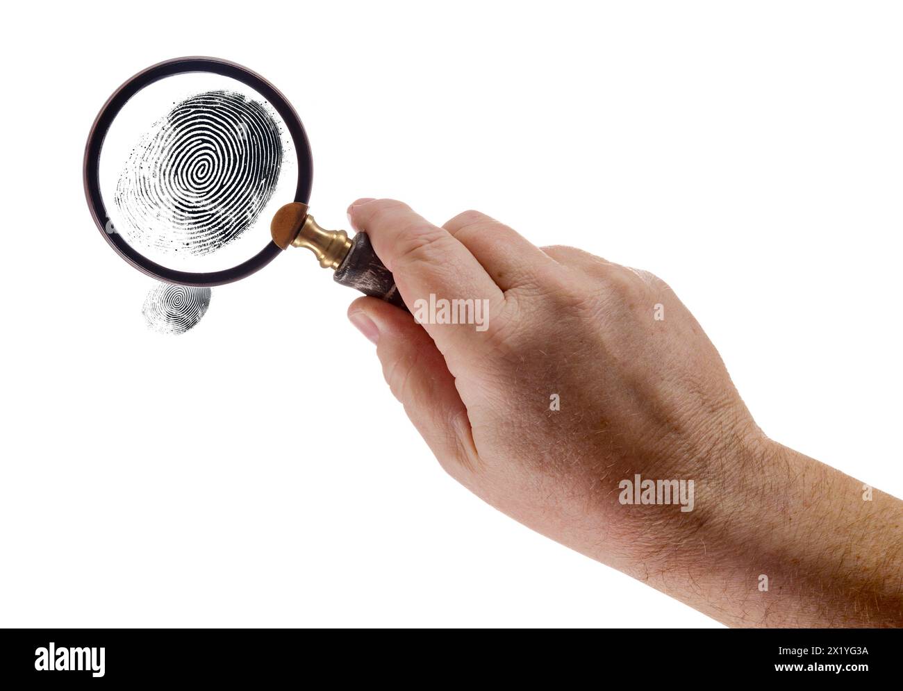 Crime scene magnifying glass hi-res stock photography and images - Alamy