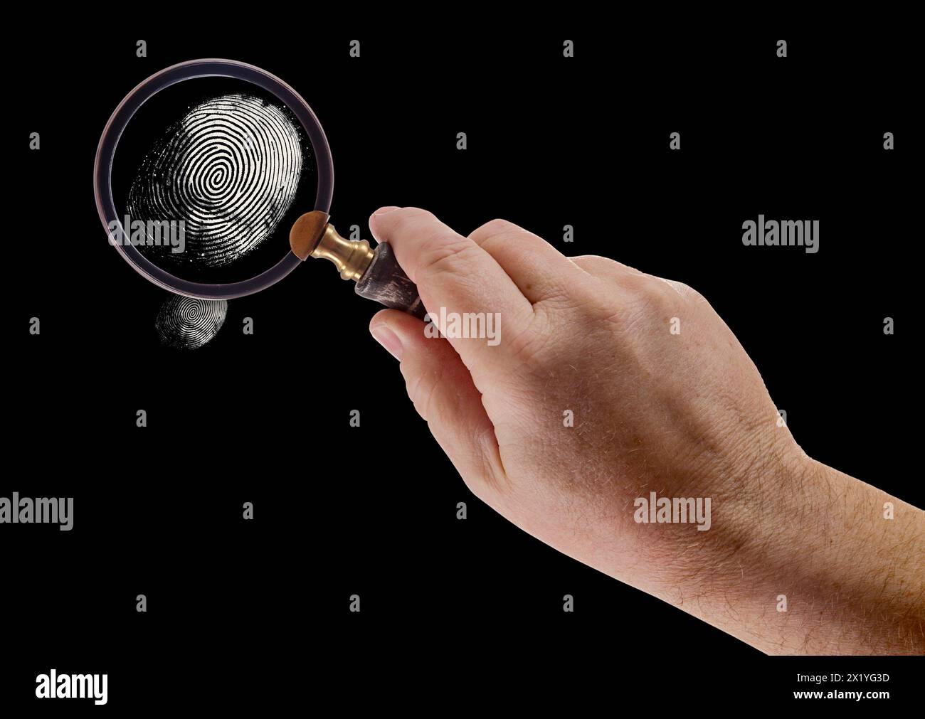 Crime scene magnifying glass hi-res stock photography and images - Alamy