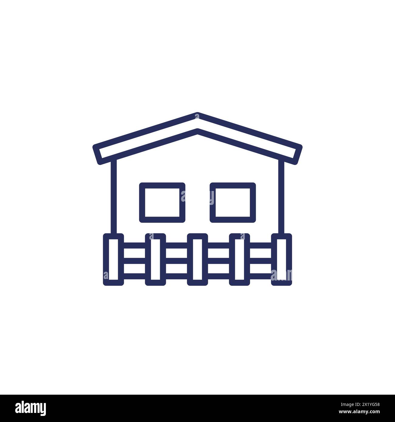 Family house backyard Cut Out Stock Images & Pictures - Alamy