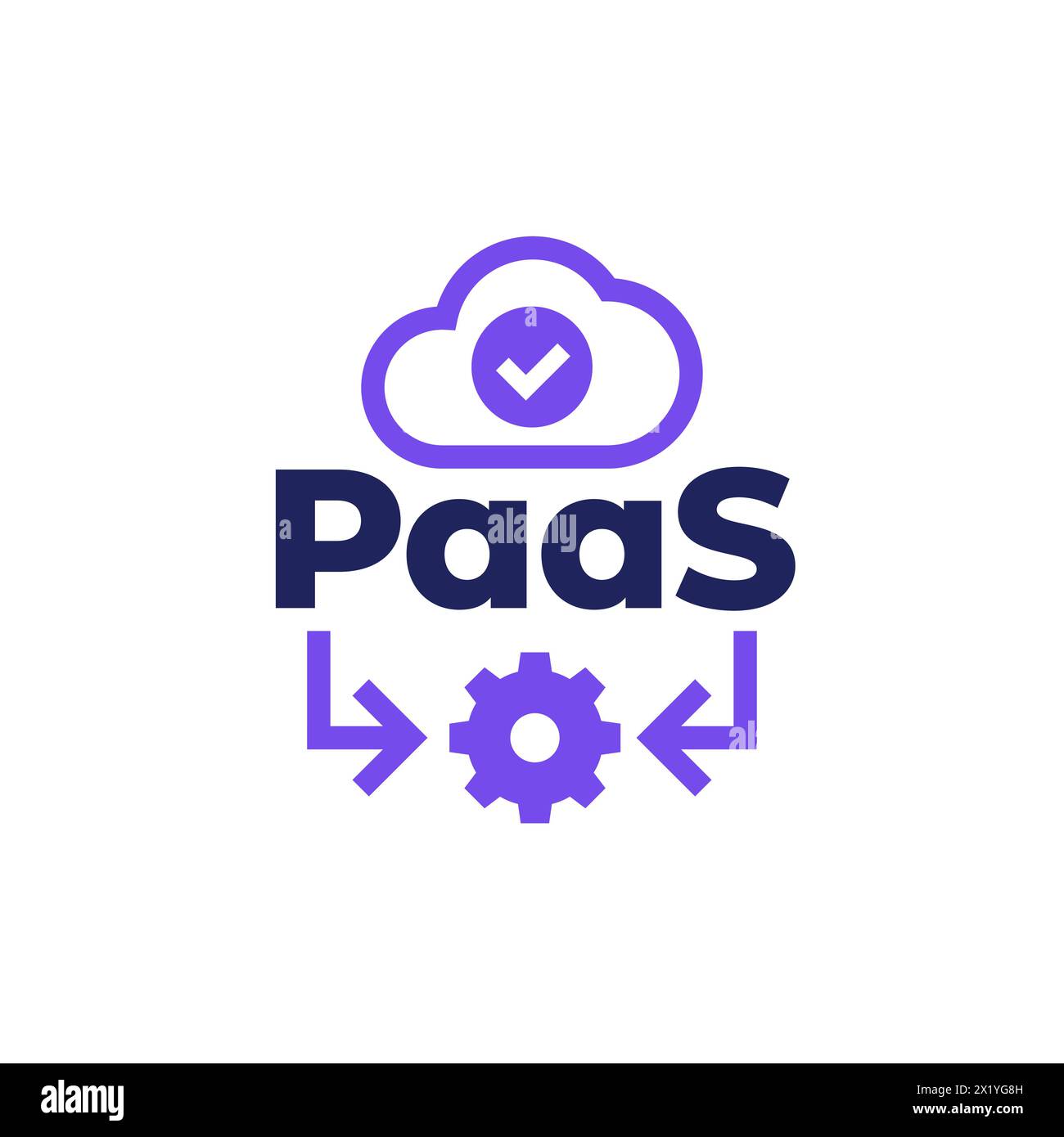 Paas icon, Platform as a Service vector Stock Vector Image & Art - Alamy