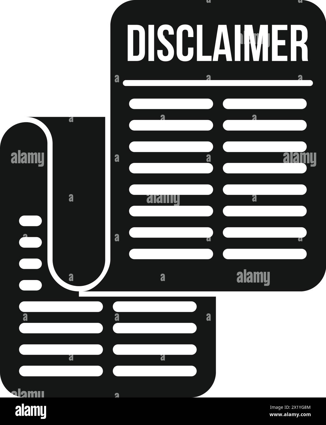Disclaimer word Black and White Stock Photos & Images - Alamy