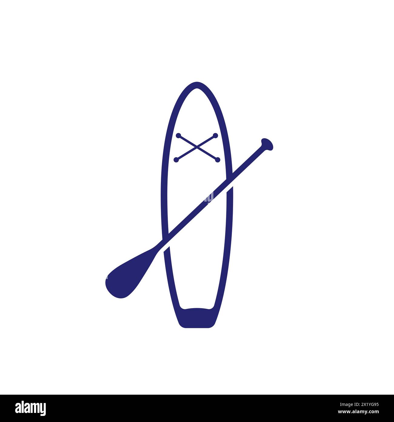 SUP board and a paddle icon Stock Vector Image & Art - Alamy