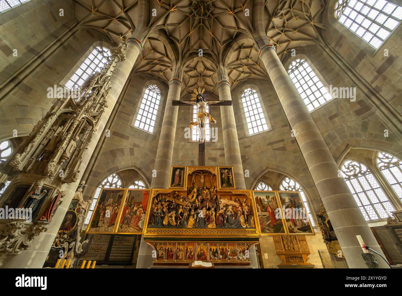 High altar Passion and Resurrection of Jesus in the Protestant parish ...