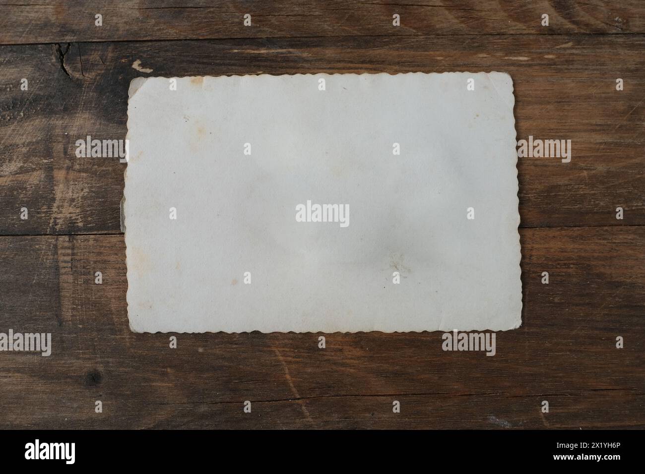 empty mock up background of old wood, one vintage photo with blank ...