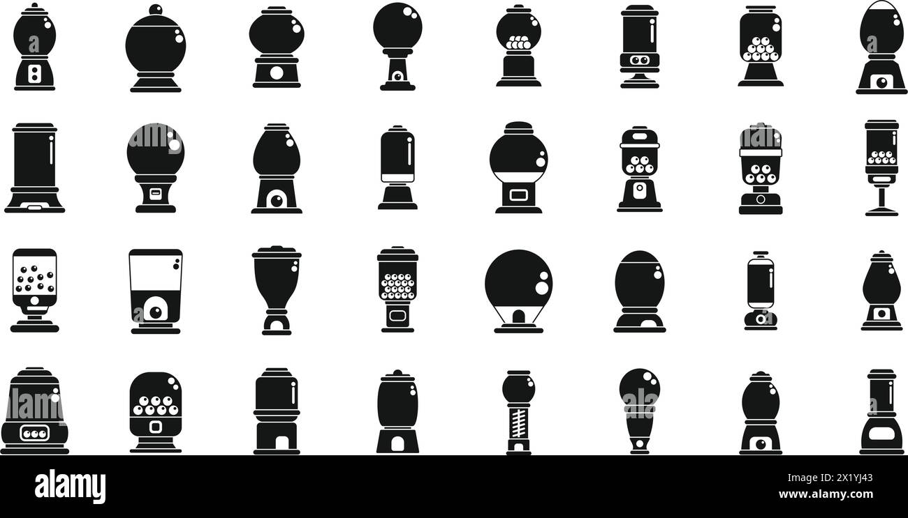 Capsule toy machine Stock Vector Images - Alamy