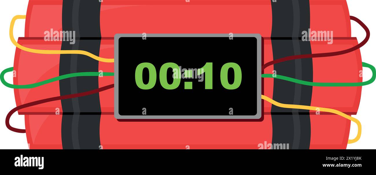 vector illustration time bomb.eps Stock Vector Image & Art - Alamy