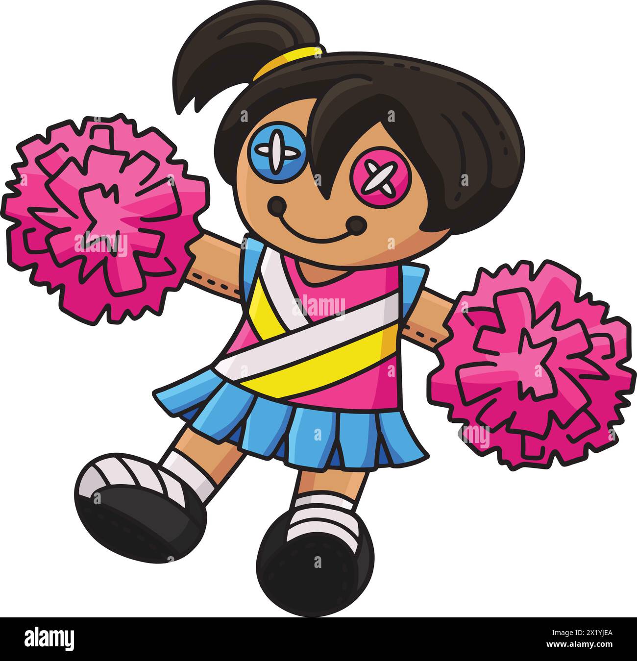 Cheer stunt Stock Vector Images - Alamy