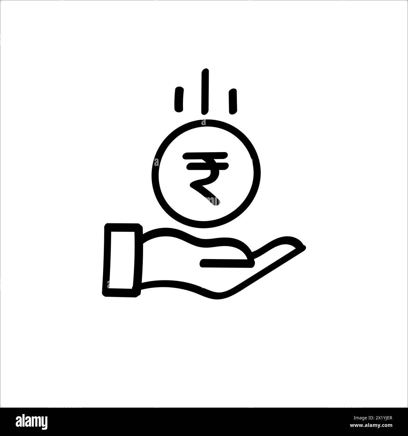 Flat icon of save money vector Stock Vector Image & Art - Alamy