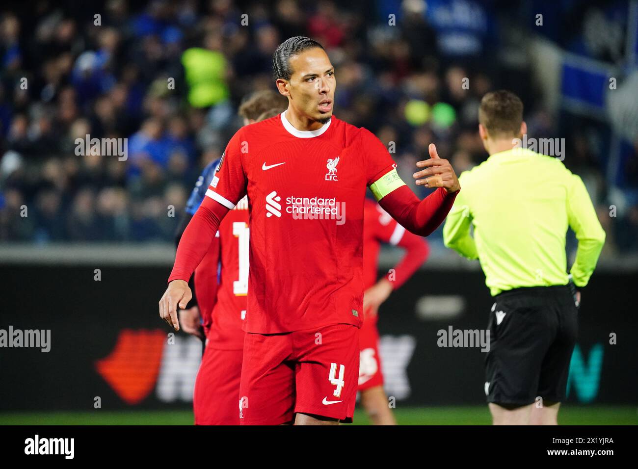 Virgil van Dijk (Liverpool FC) during the UEFA Europa League, Quarter ...