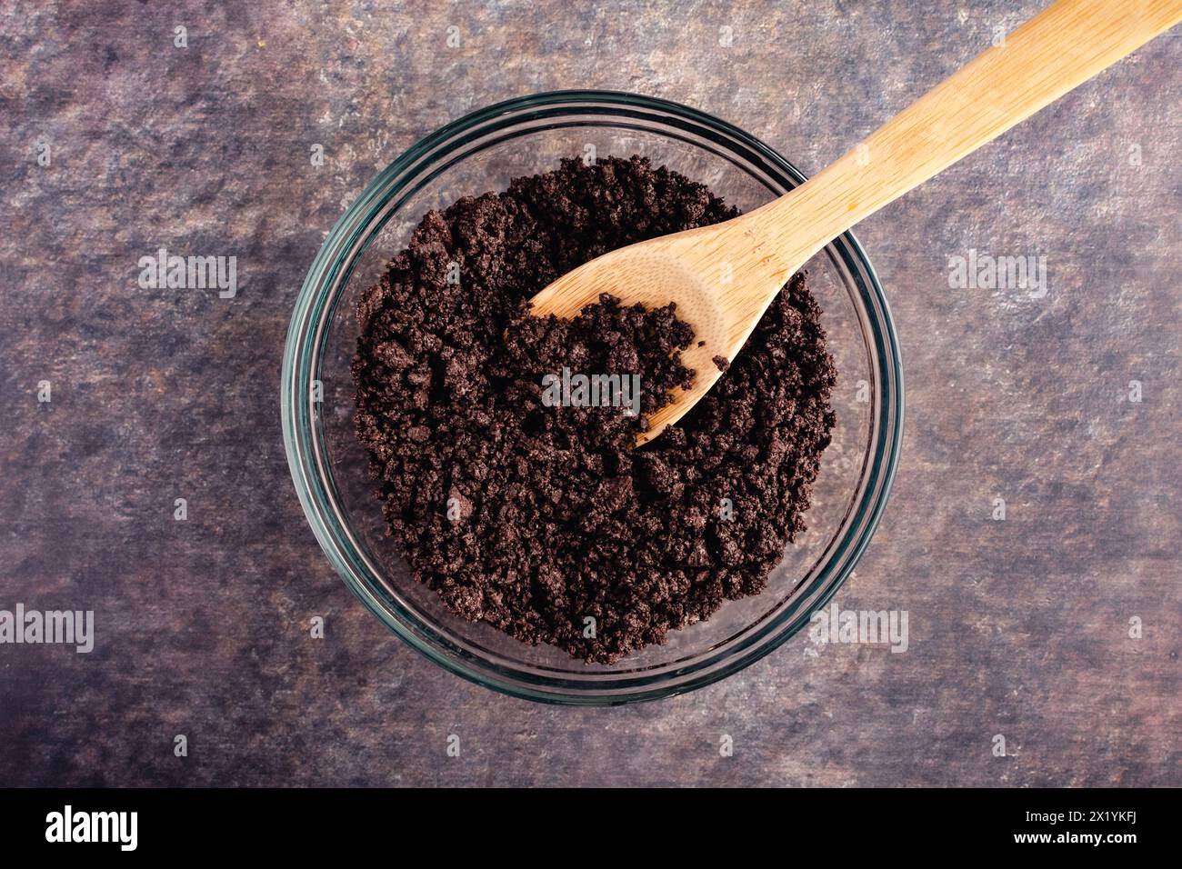 Making Cookies and Cream Truffles Filling: Ground chocolate and vanilla ...