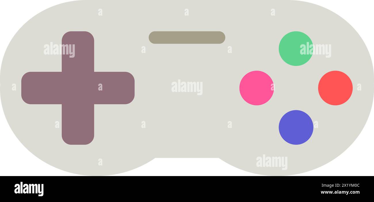 Colorful video game controller. Video game controller icon Stock Vector ... Colorful video game controller. Video game controller icon Stock Vector ...