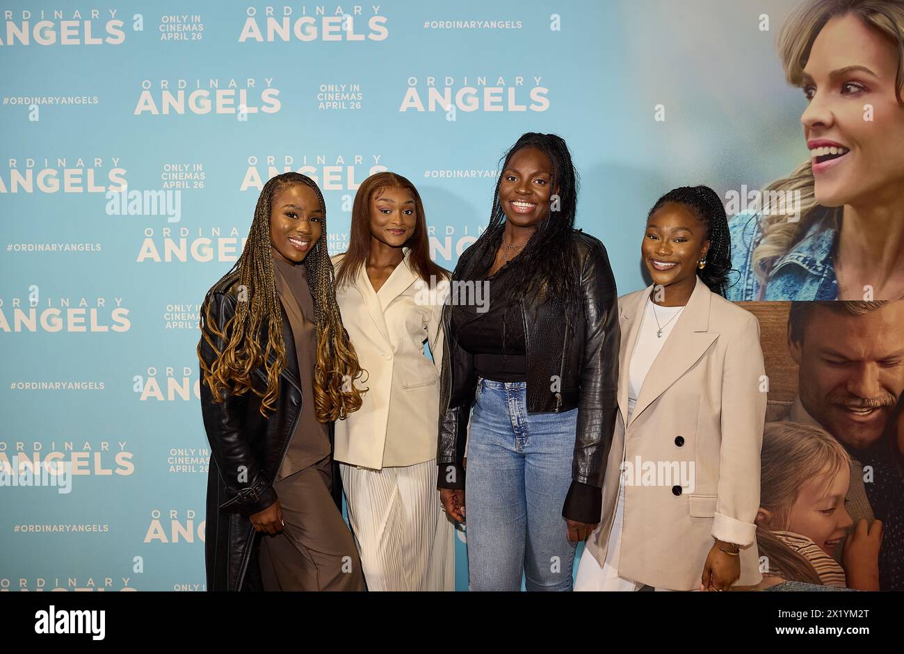 London, UK. 18th Apr 2024. Davina Otti, Onyinye Otti, Angela Igbinovia ...