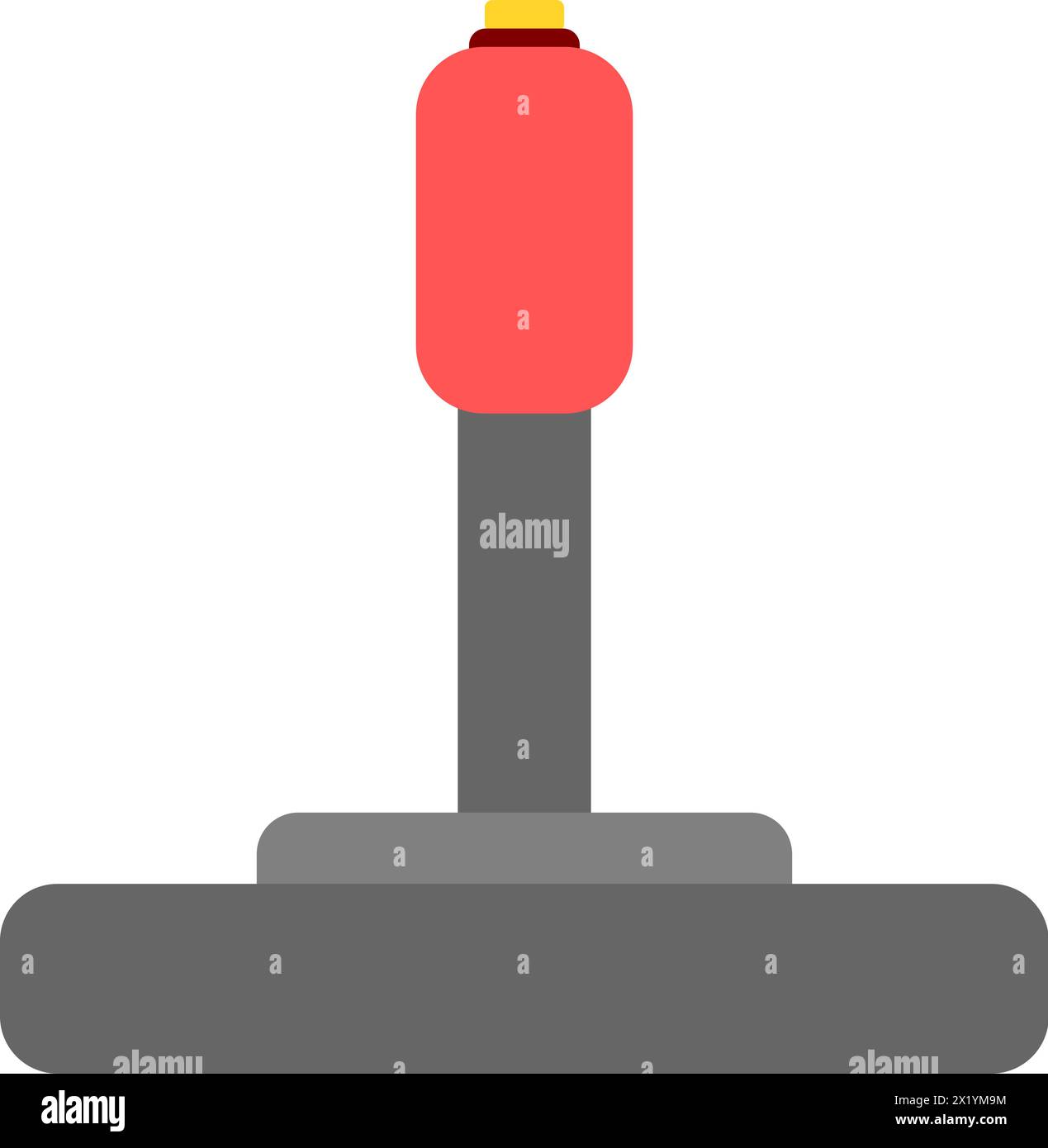 Retro video game controller in red color. Retro video game controller ...