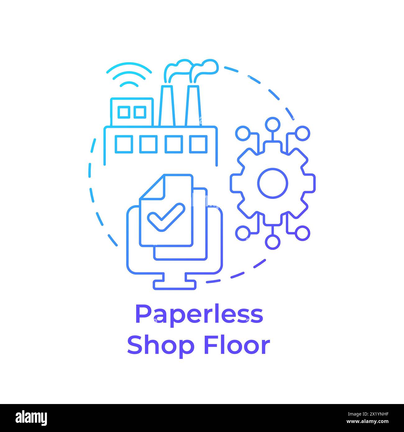 Factory shop floor Stock Vector Images - Alamy
