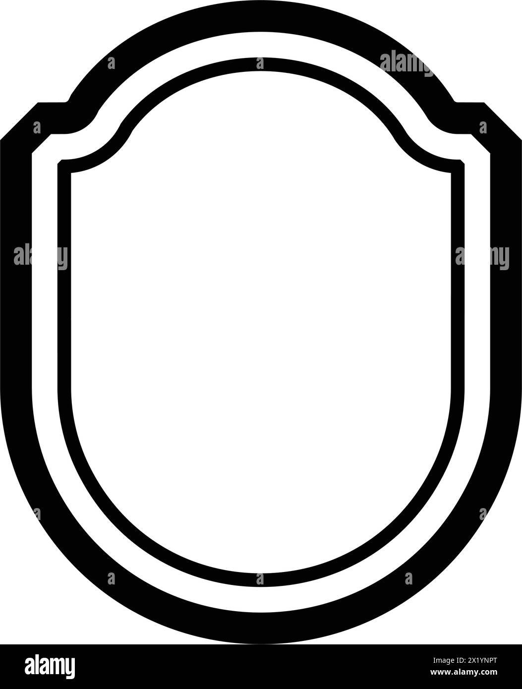 Security shield line icon Cut Out Stock Images & Pictures - Alamy