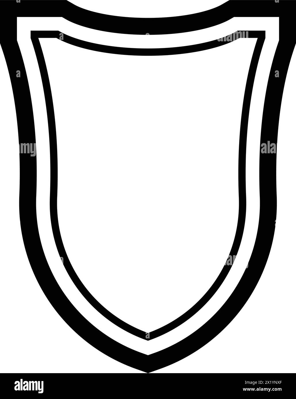 Shield checkmark line Cut Out Stock Images & Pictures - Alamy