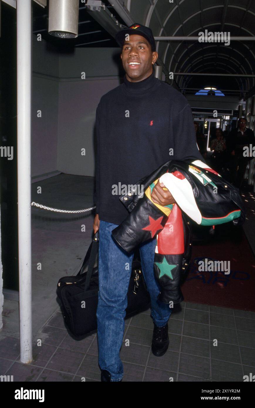 Earvin 'Magic' Johnson 1992 Credit: Ralph Dominguez/MediaPunch Stock ...