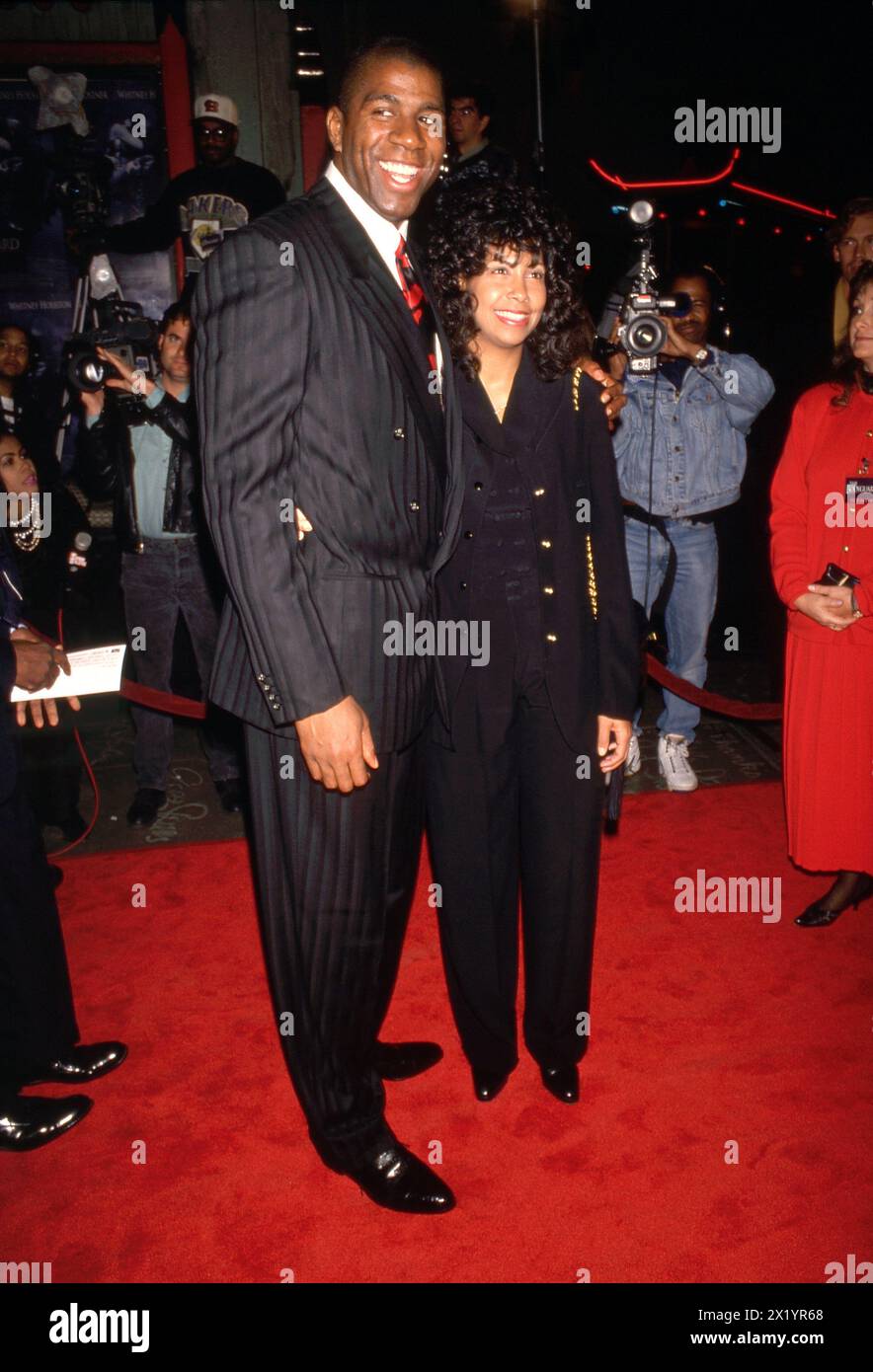 Earvin 'Magic' Johnson and Cookie Johnson Circa 1990's Credit: Ralph ...
