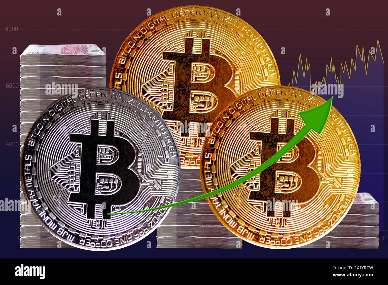 bitcoin electronic trading coin, cryptocurrency, stock market ...