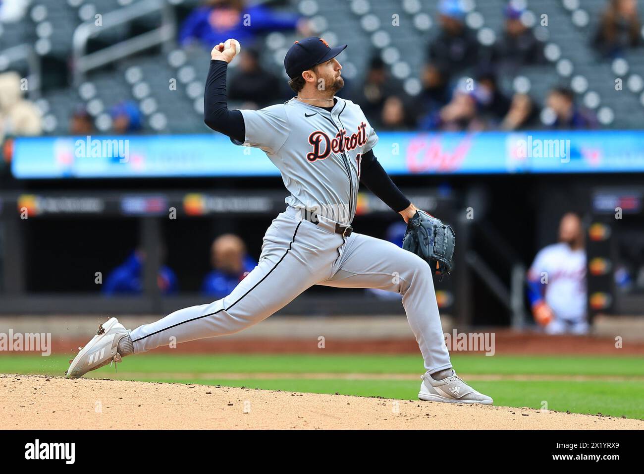 Detroit Tigers starting pitcher Casey Mize #12 throws during the fourth ...