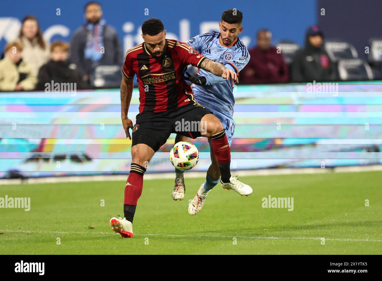 Atlanta United FC defender Derrick Williams #3 and New York City FC ...
