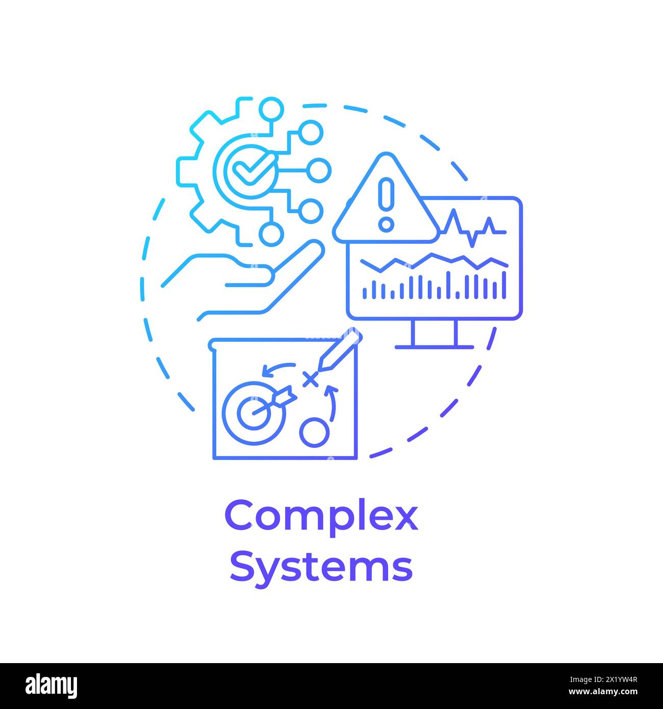 Complex systems blue gradient concept icon Stock Vector Image & Art - Alamy Complex systems blue gradient concept icon Stock Vector Image & Art - Alamy