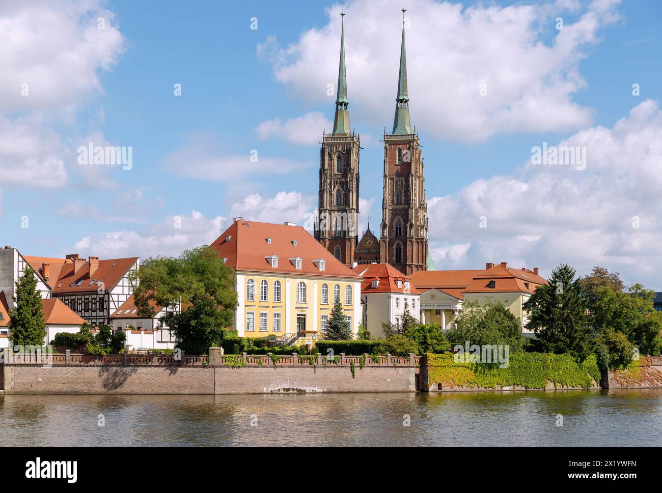 Cathedral Island (Ostrów Tumski) with Wrocław Cathedral (Cathedral of ...
