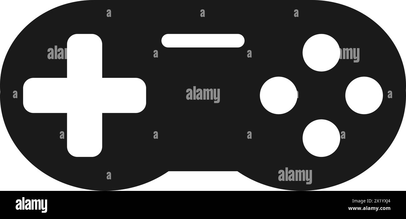 Game control. Black and white game control Stock Vector Image & Art - Alamy