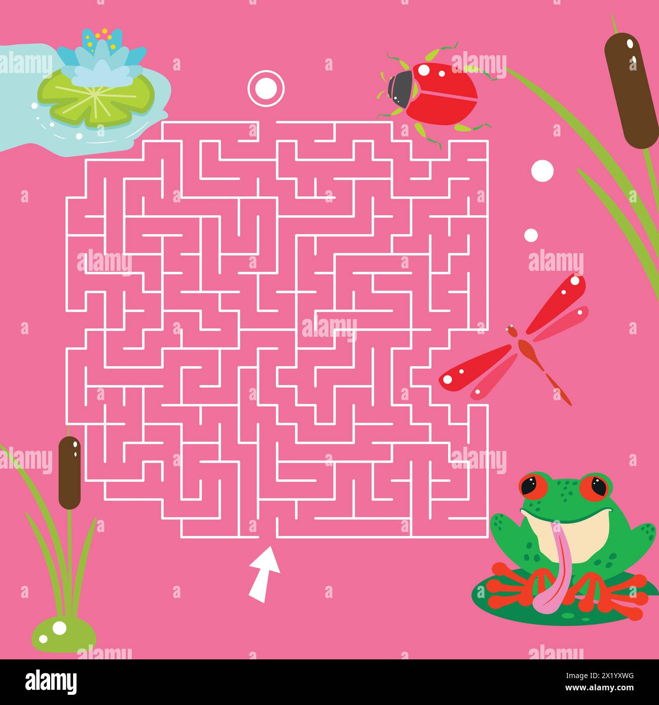 Labyrinth vector illustration hi-res stock photography and images - Alamy