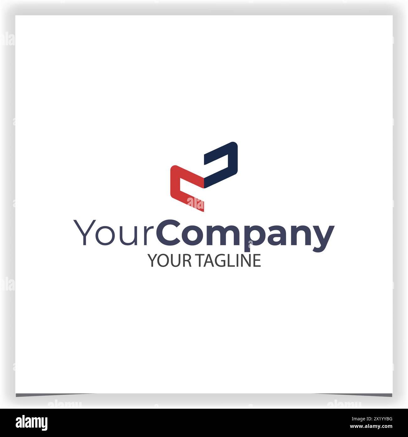 Vector angular logo design template Stock Vector Image & Art - Alamy