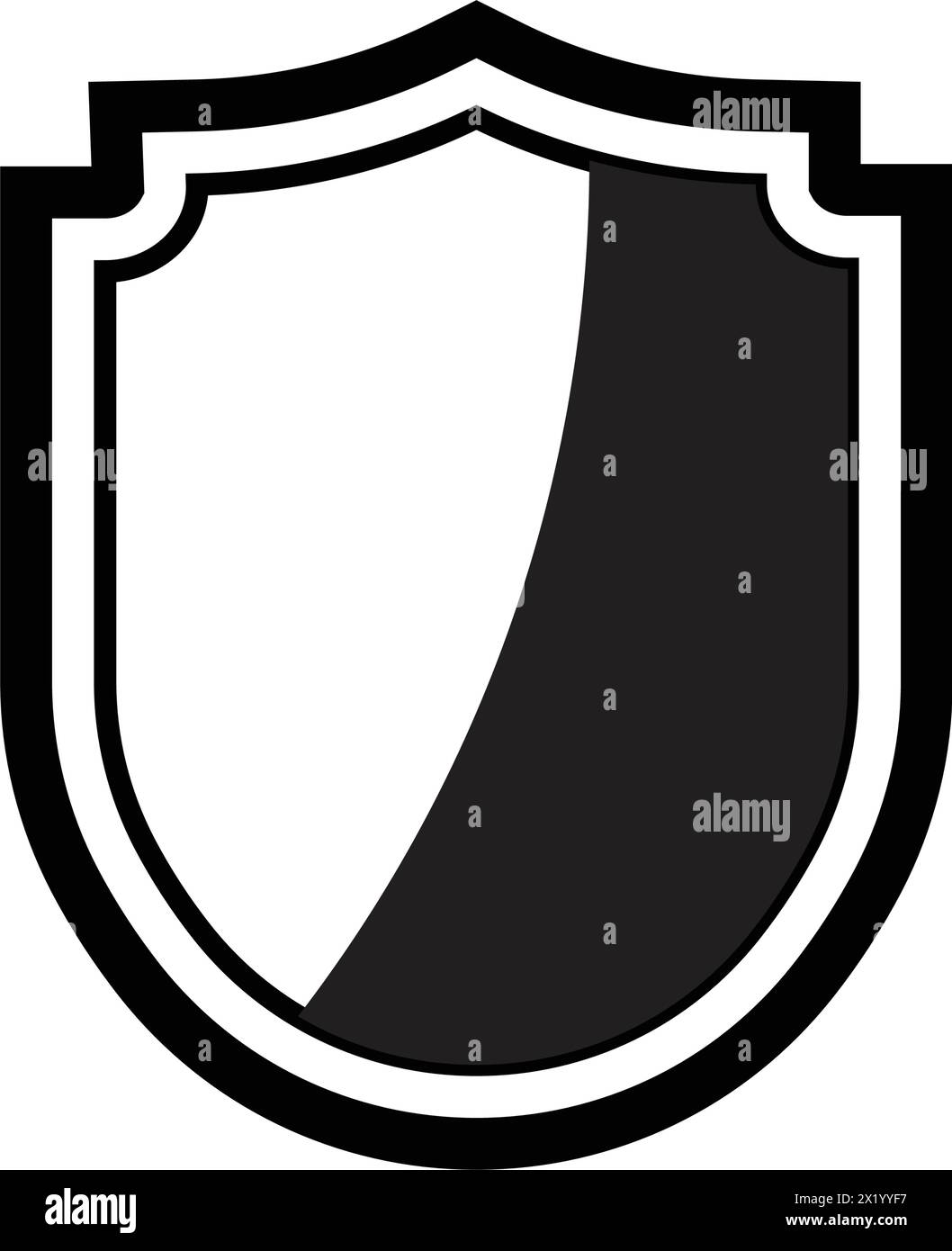 Set shield protect icon Stock Vector Images - Alamy