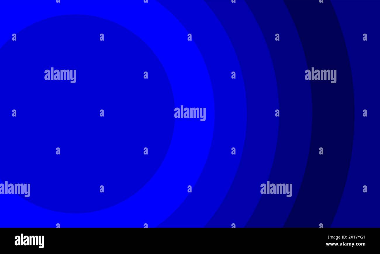 wavy blue circles curve pattern Stock Vector Image & Art - Alamy