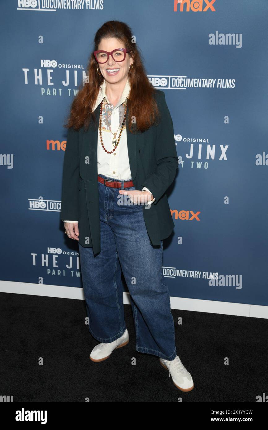New York, USA. 18th Apr, 2024. Debra Messing attending The Jinx Part ...