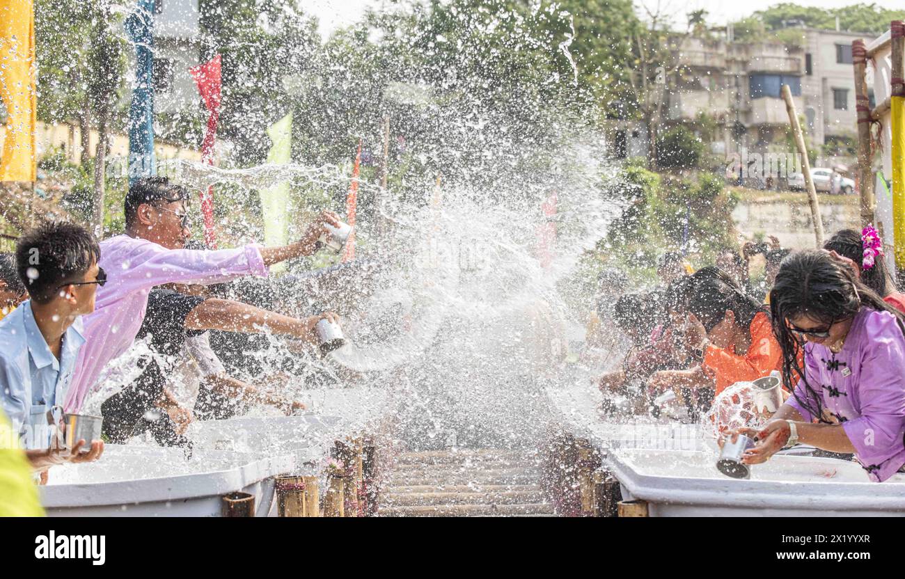 April 16, 2024, Rangamati, Chattogram, Bangladesh: The Baisabi Festival ...