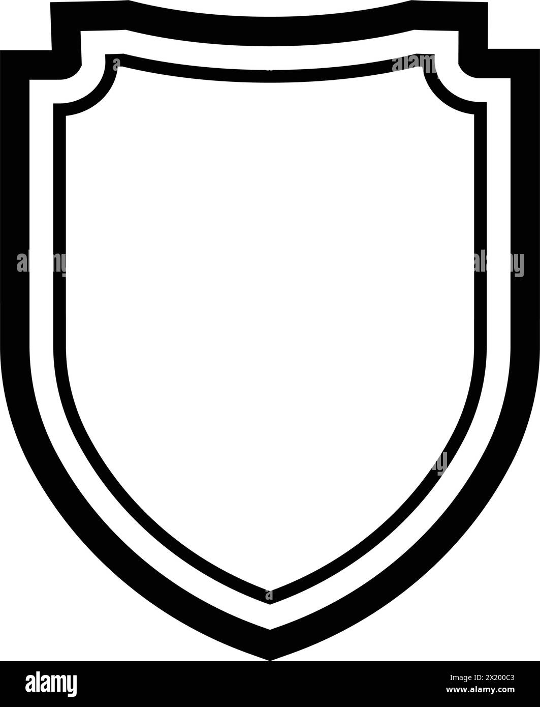 Shield checkmark line hi-res stock photography and images - Alamy